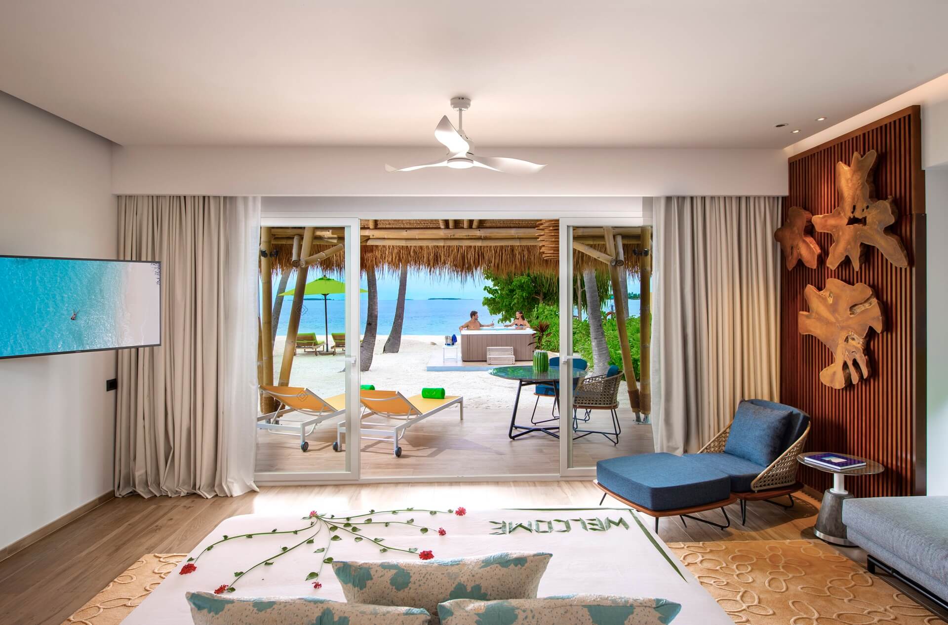 Beach Villa with Jet Pool - Emerald Maldives Resort & Spa