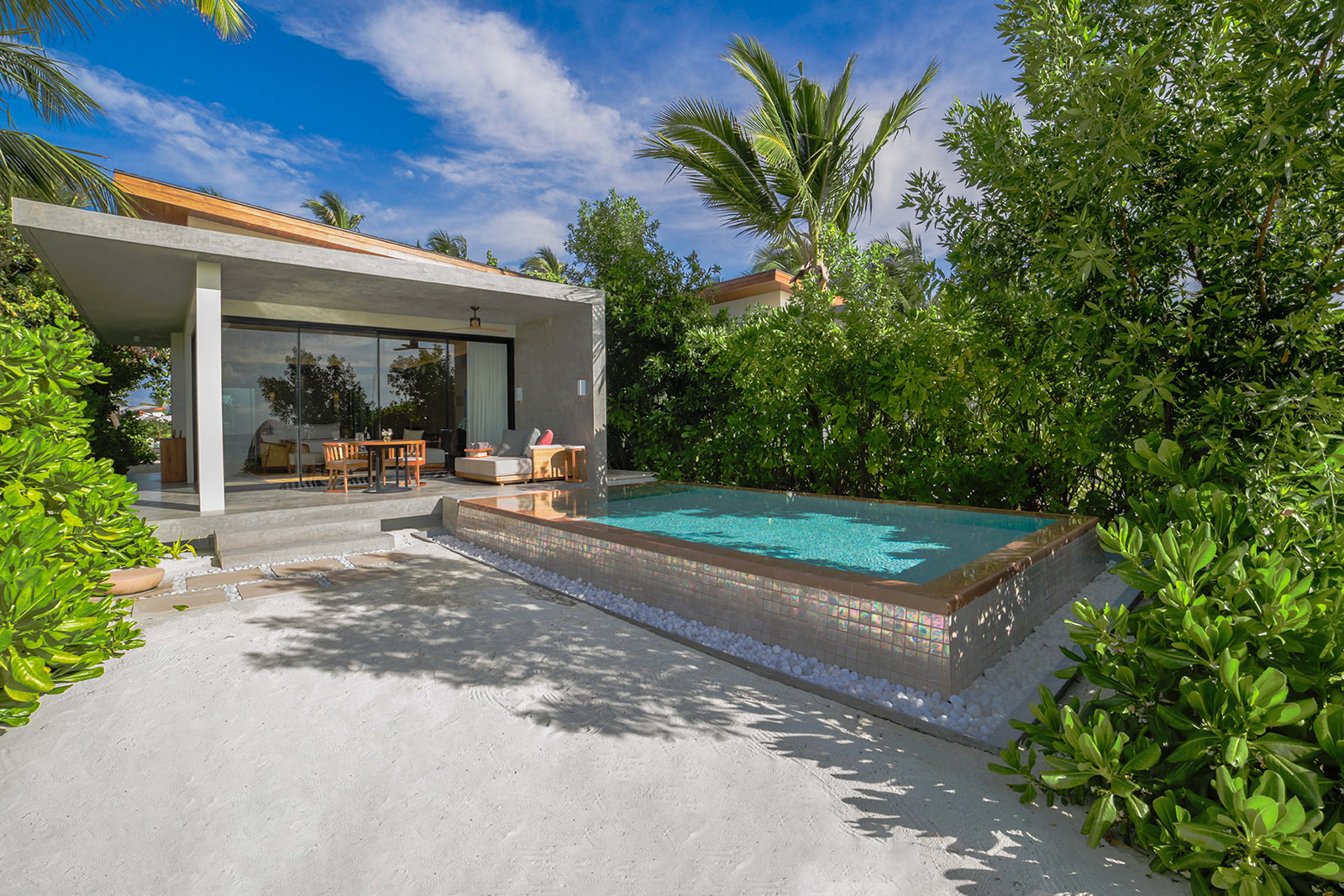 Beach Villa with Pool - Kuda Villingili Resort Maldives