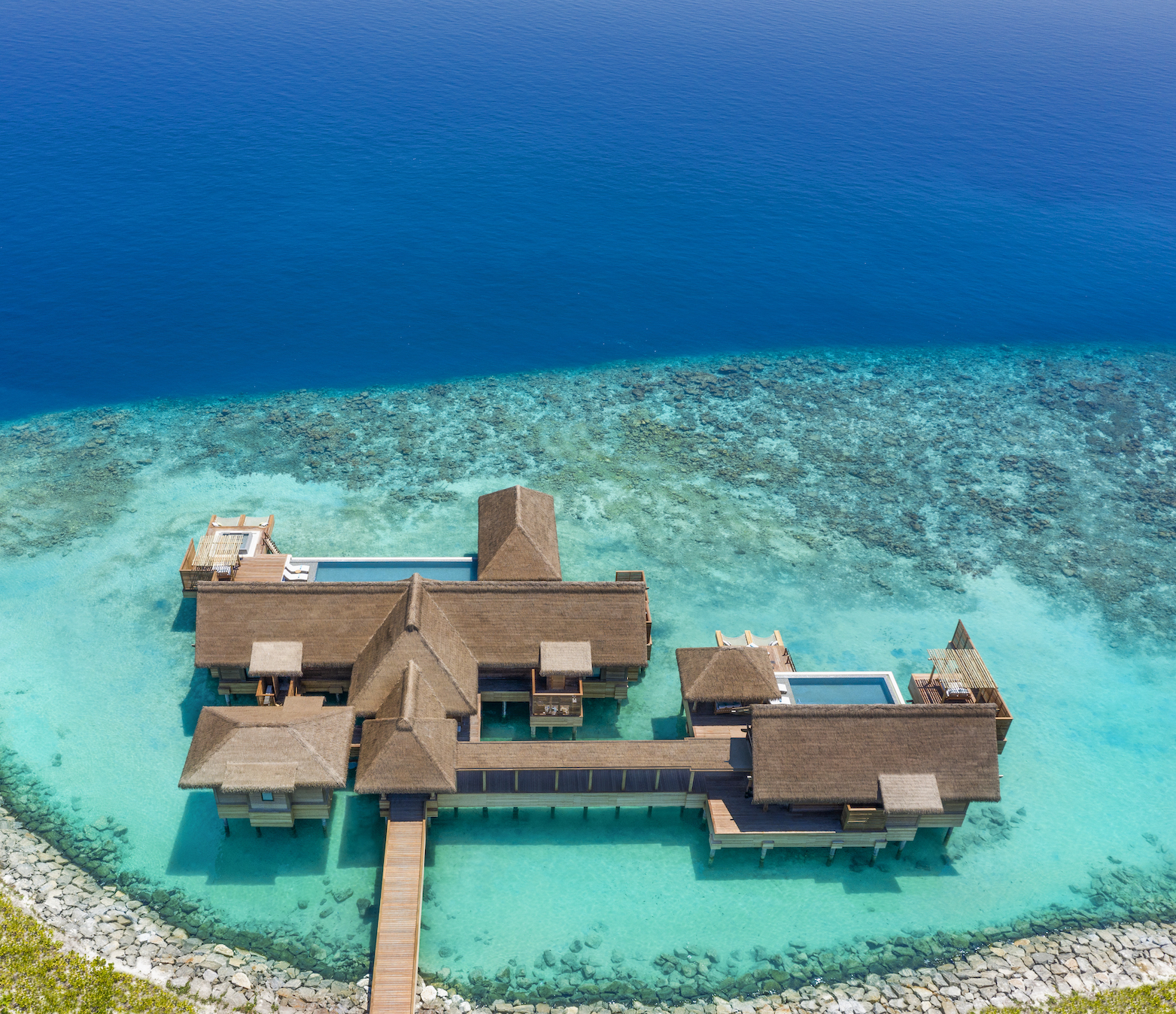 Over Water Villa with Pool - 3 Bedroom at Waldorf Astoria